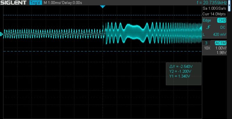 Oscillatie op wobble generator radial servo - Bram Jacobse