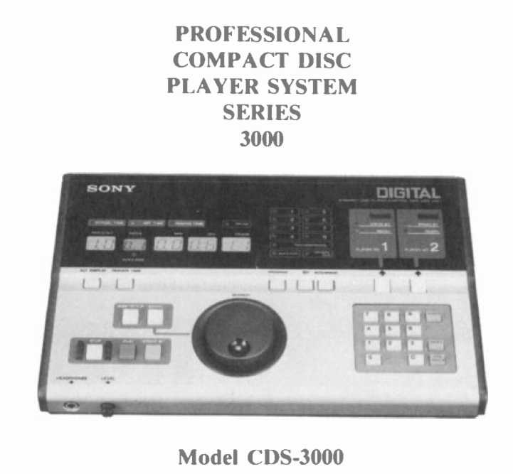 Sony CD Series 3000 - Bram Jacobse