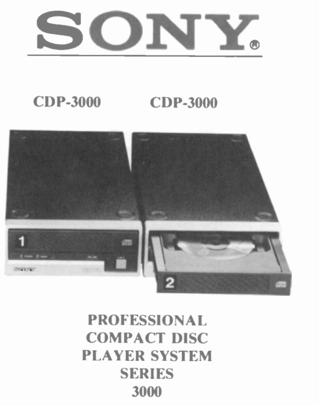 Sony CD Series 3000 - Bram Jacobse