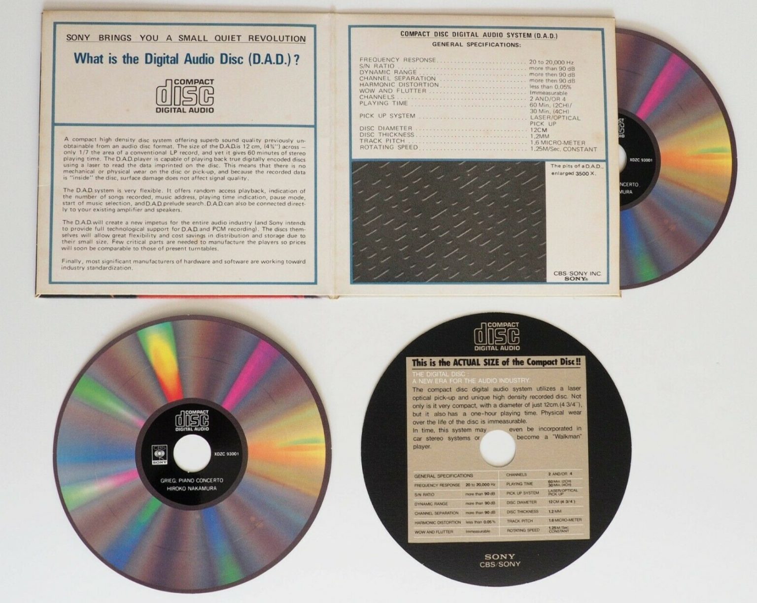 Compact Disc Press kit 1981 - Bram Jacobse