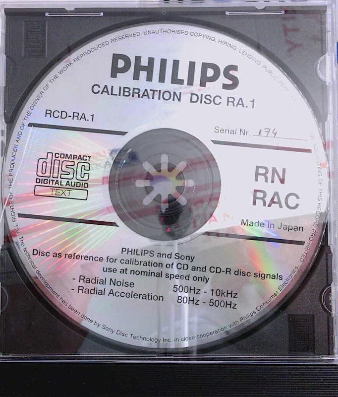 Calibration Disc JT 1, BH 1 ,RA 1 - Bram Jacobse