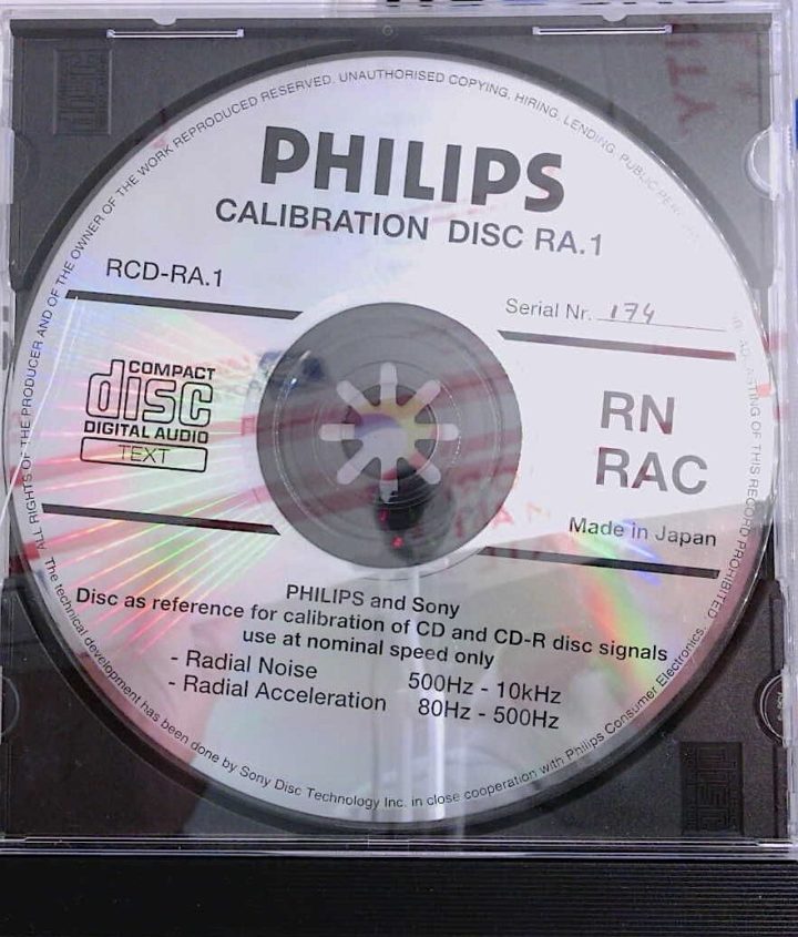 Calibration Disc JT 1, BH 1 ,RA 1 - Bram Jacobse