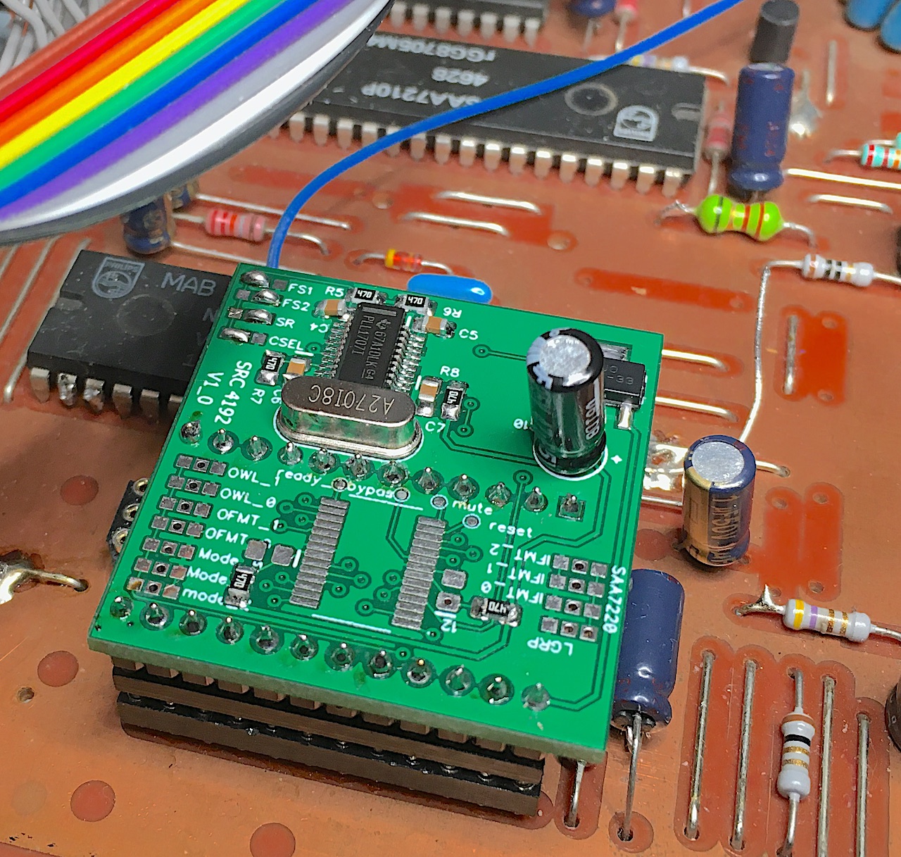 Replace SAA7220 with SRC4192 - Bram Jacobse