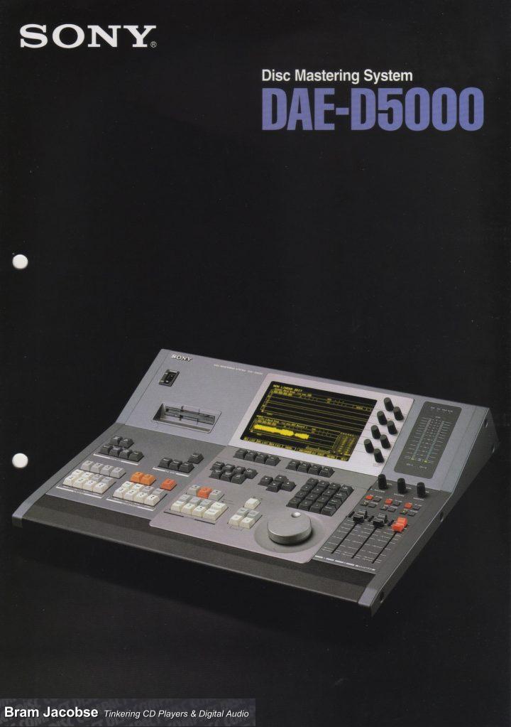 DAE-D5000 - Disc Mastering System - Bram Jacobse