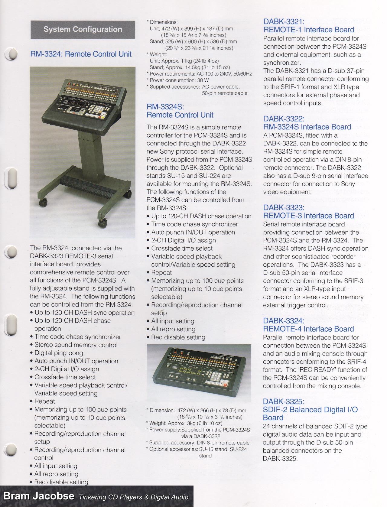 PCM 3324 DASH 24 Channel Digital Audio Recorder - Bram Jacobse