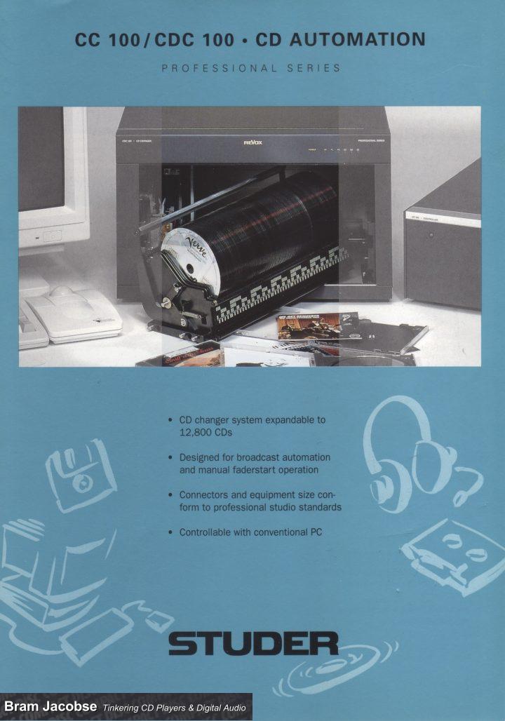Studer CC 100 / CDC 100 • CD AUTOMATION - Bram Jacobse