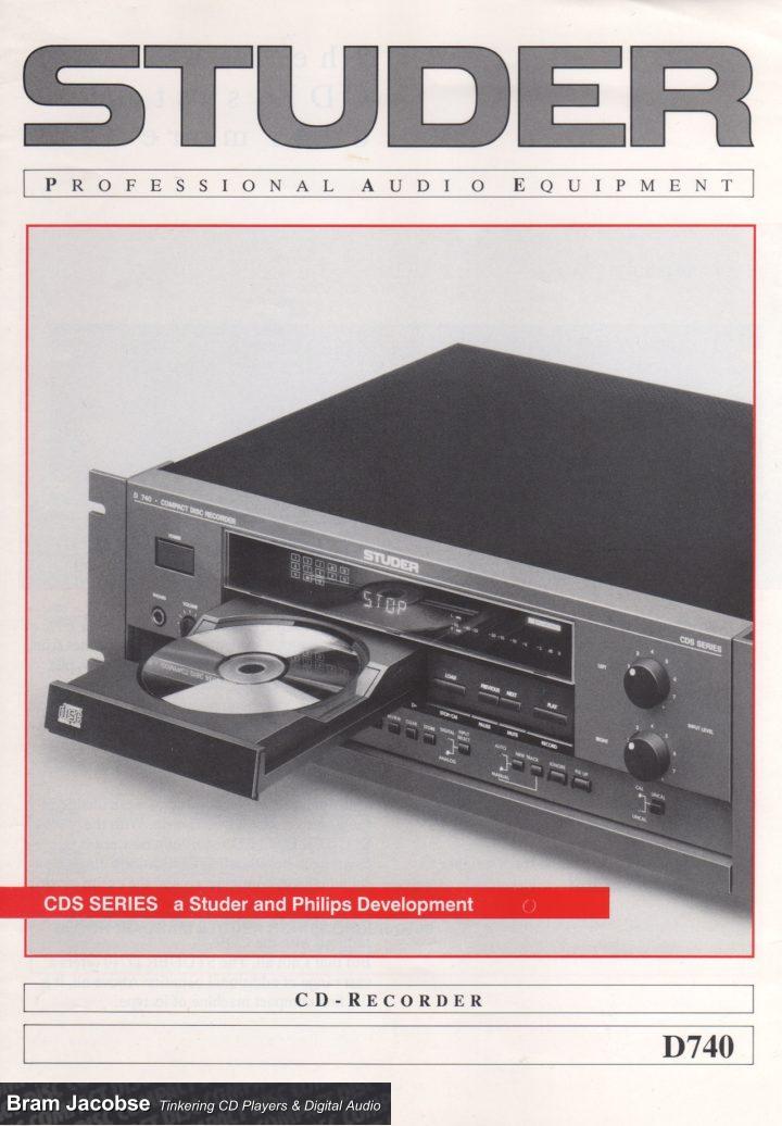 Studer D740 CD-RECORDER - Bram Jacobse