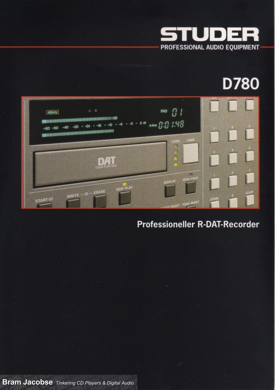 Studer D780 R-DAT Recorder - Bram Jacobse