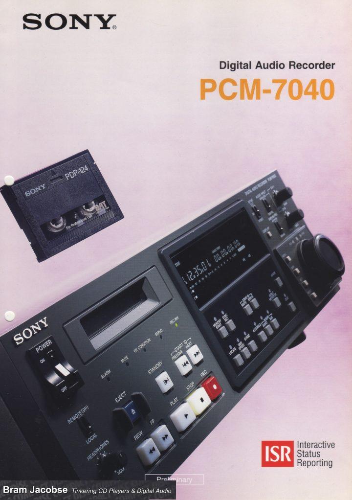 SONY - PCM 7040 - Bram Jacobse