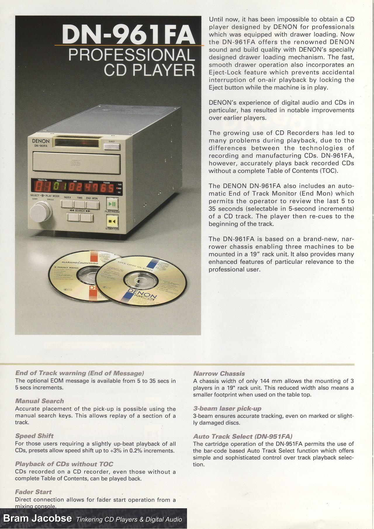 DENON - DN-951FA / DN-961FA - Bram Jacobse