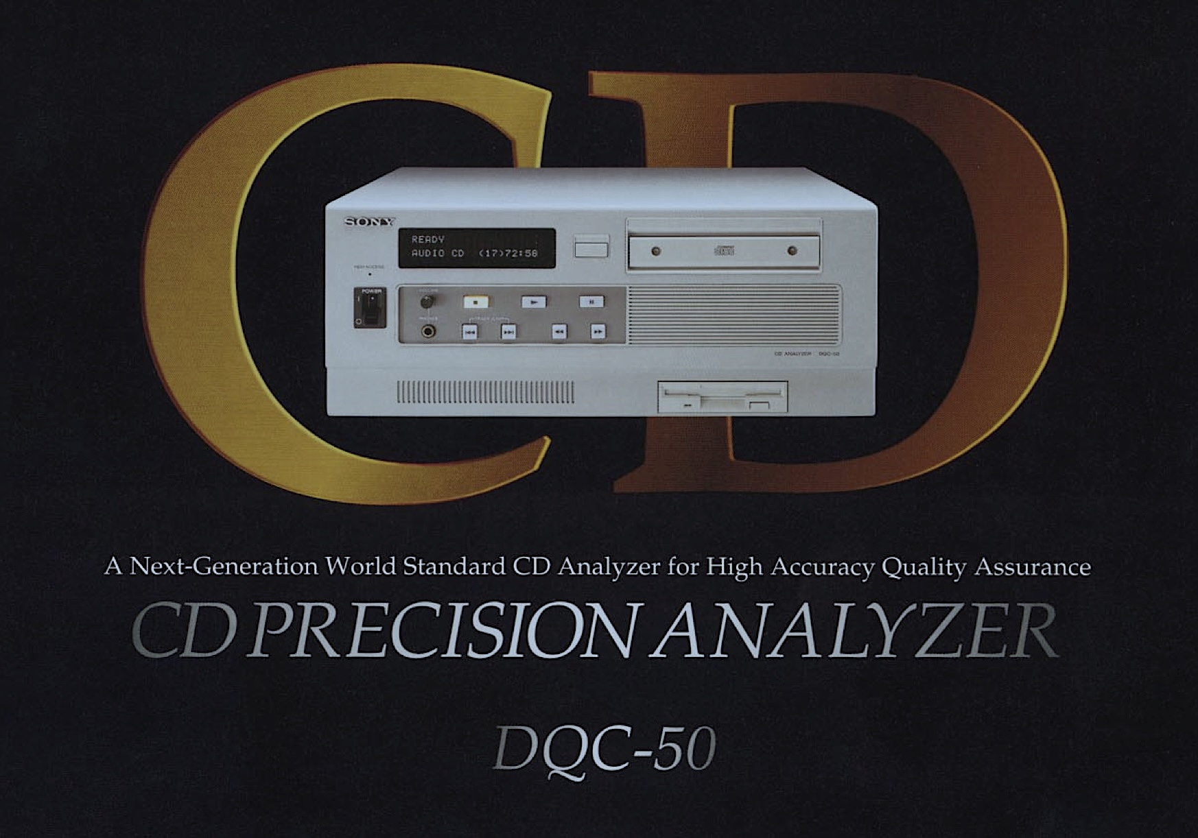 Sony DQC-50 : CD PRECISION ANALYZER - Bram Jacobse