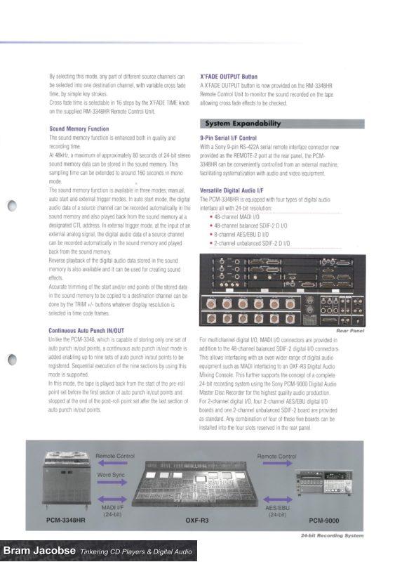 SONY : PCM3348 HR - 48 Channel Digital Audio Recorder - Bram Jacobse