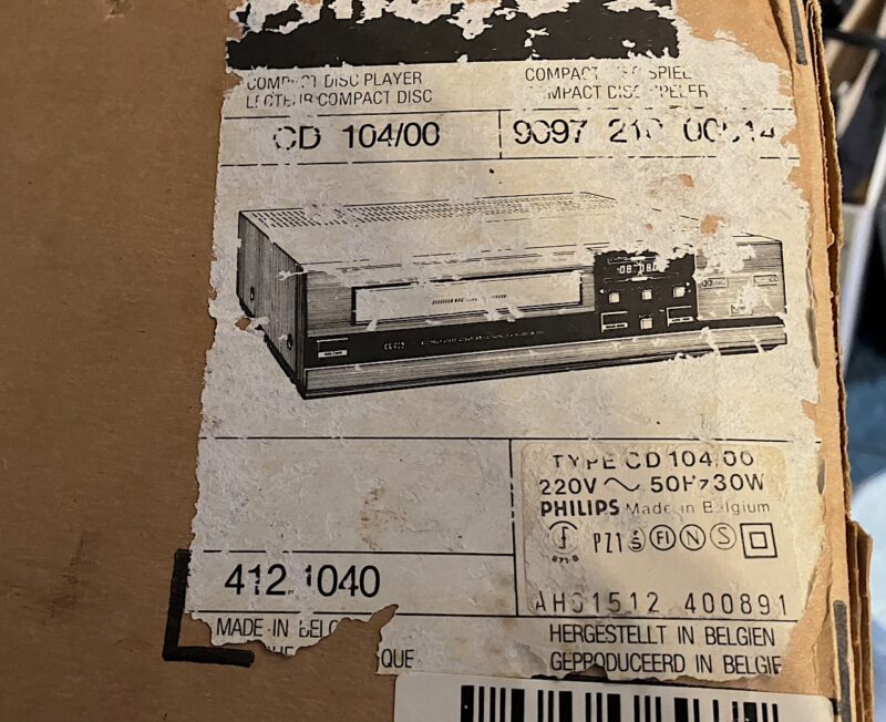 CD 104 repair and refurbisch - Bram Jacobse