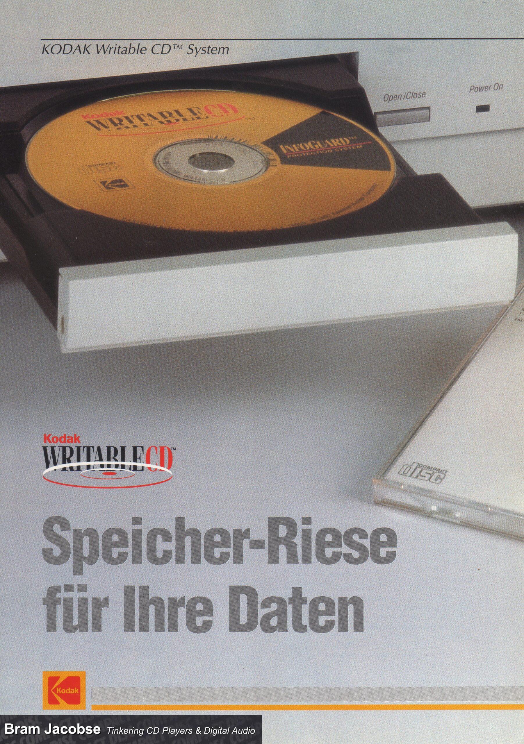 Kodak PCD 200 - Writable CD System - Bram Jacobse