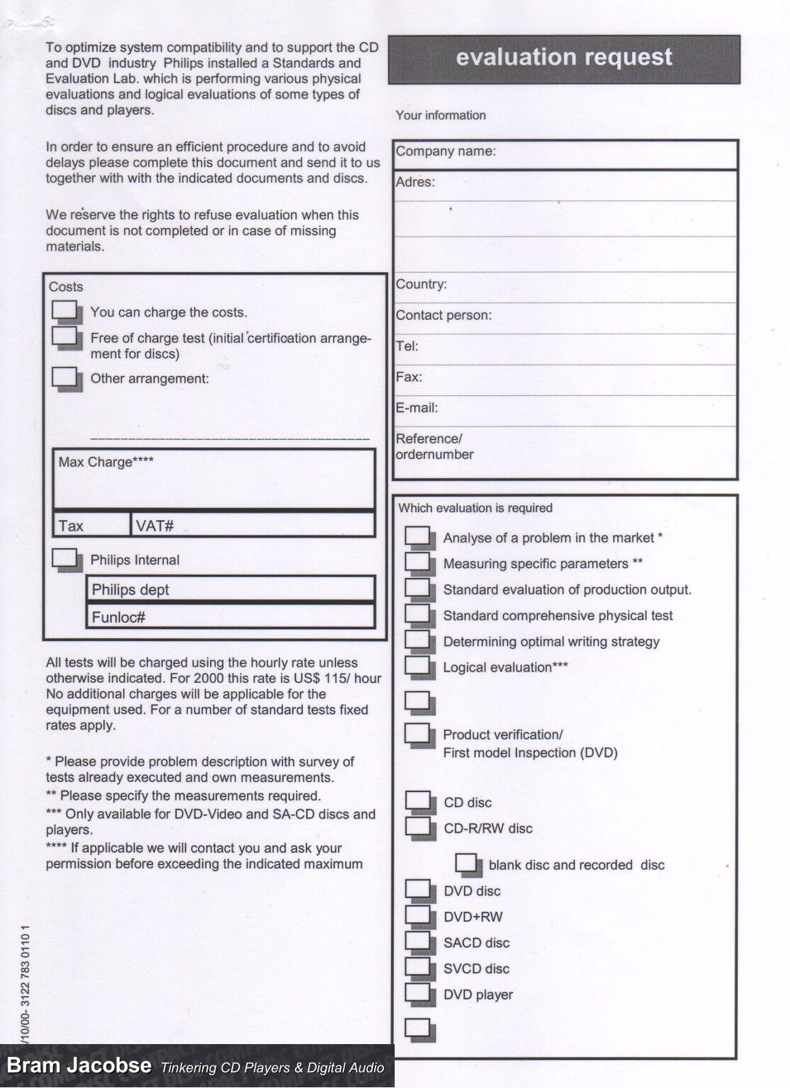 Philips System Standards & Licensing - Evaluation Request - Bram Jacobse