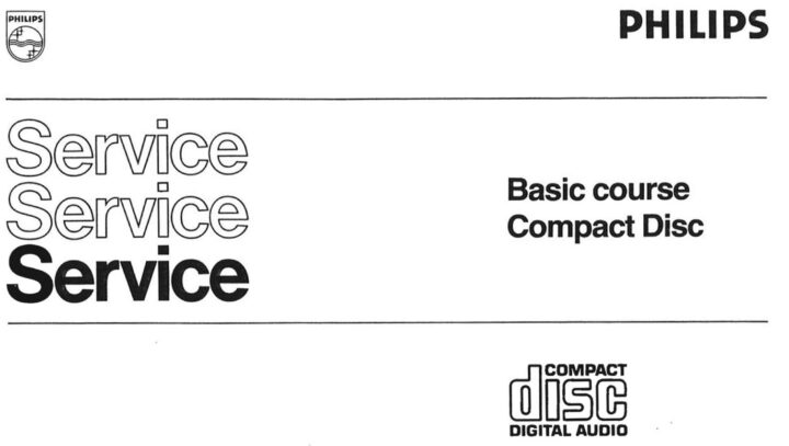 Philips Service : 1983 Basic Course Compact Disc - Bram Jacobse