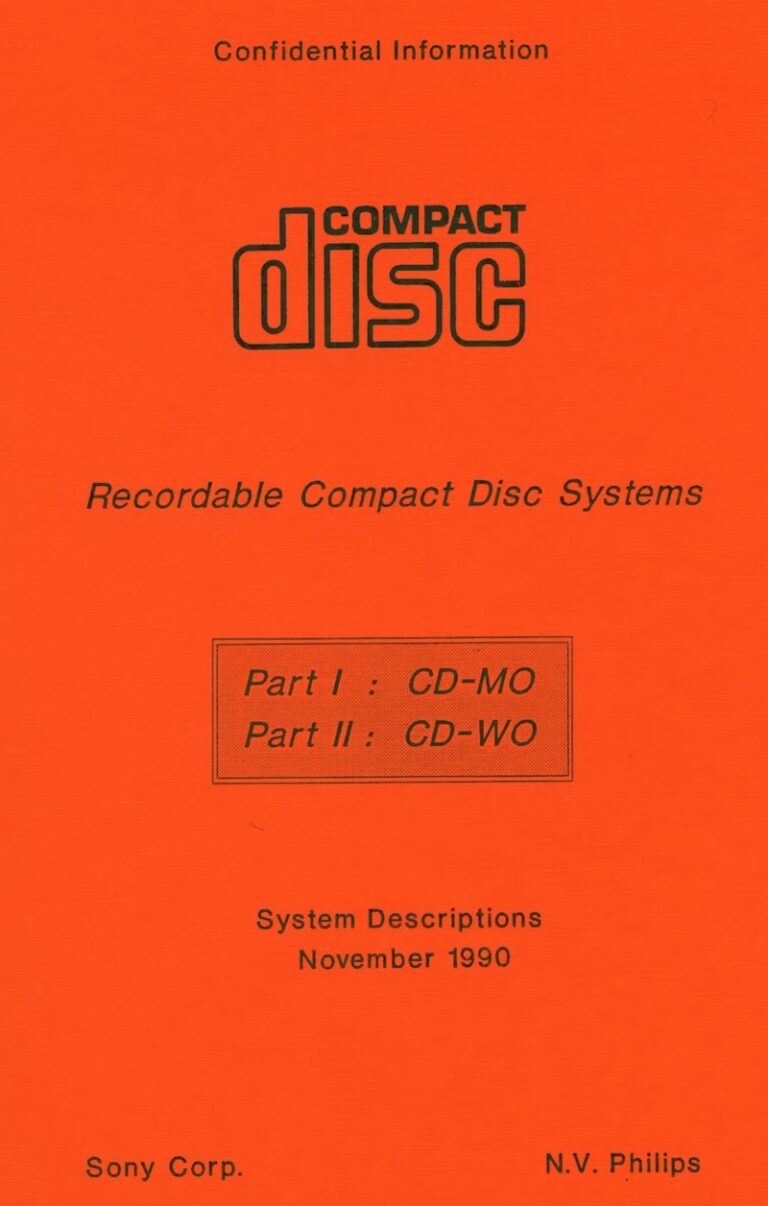 Sony Philips Compact Disc Recordable Compact Disc Systems - Bram Jacobse