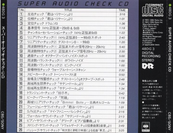 Super Audio Check CD - Bram Jacobse